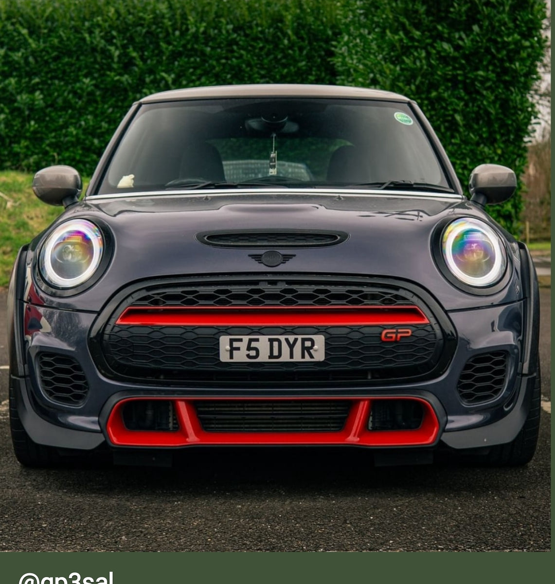 Mini Cooper GP3 with some short 2D number plates – PL8 LAB