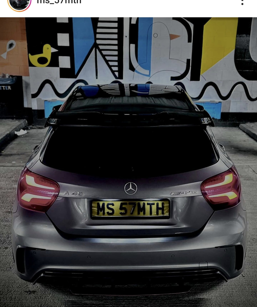 Mercedes AMG A45 with some tinted 3D gel plates – PL8 LAB