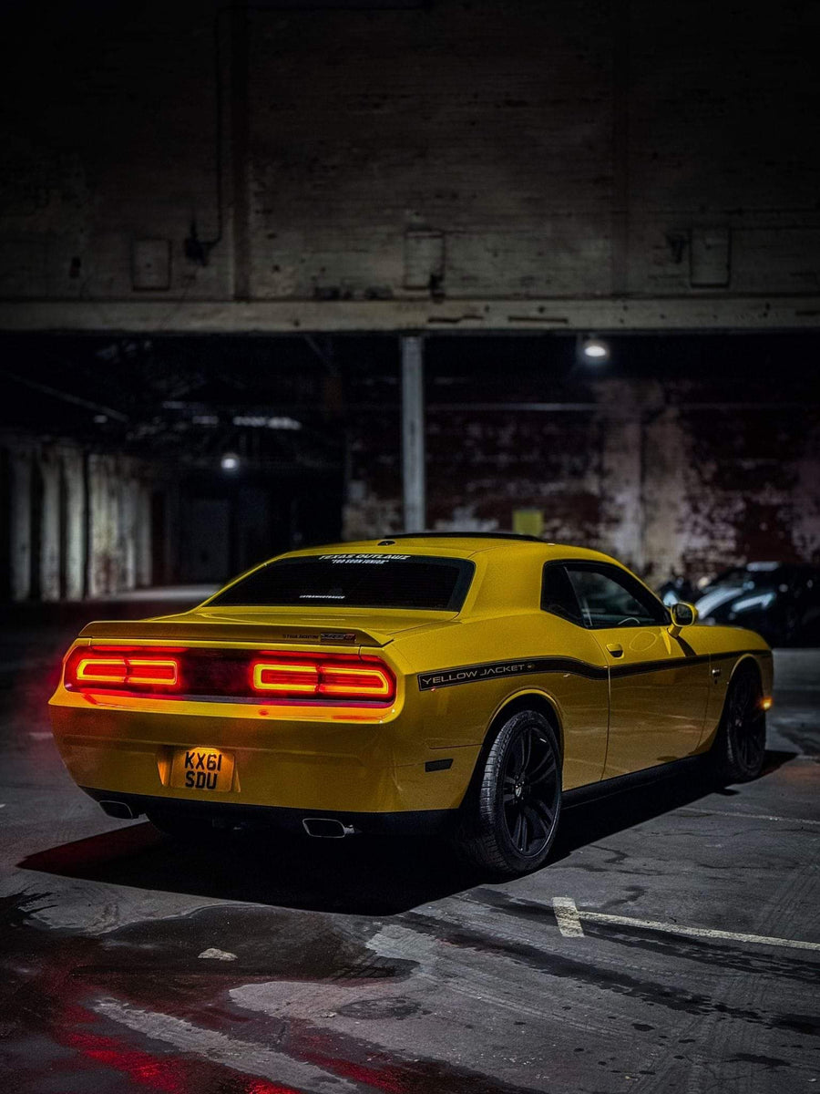 Dodge Challenger Yellow Jacket with some Import 3D gel plates – PL8 LAB