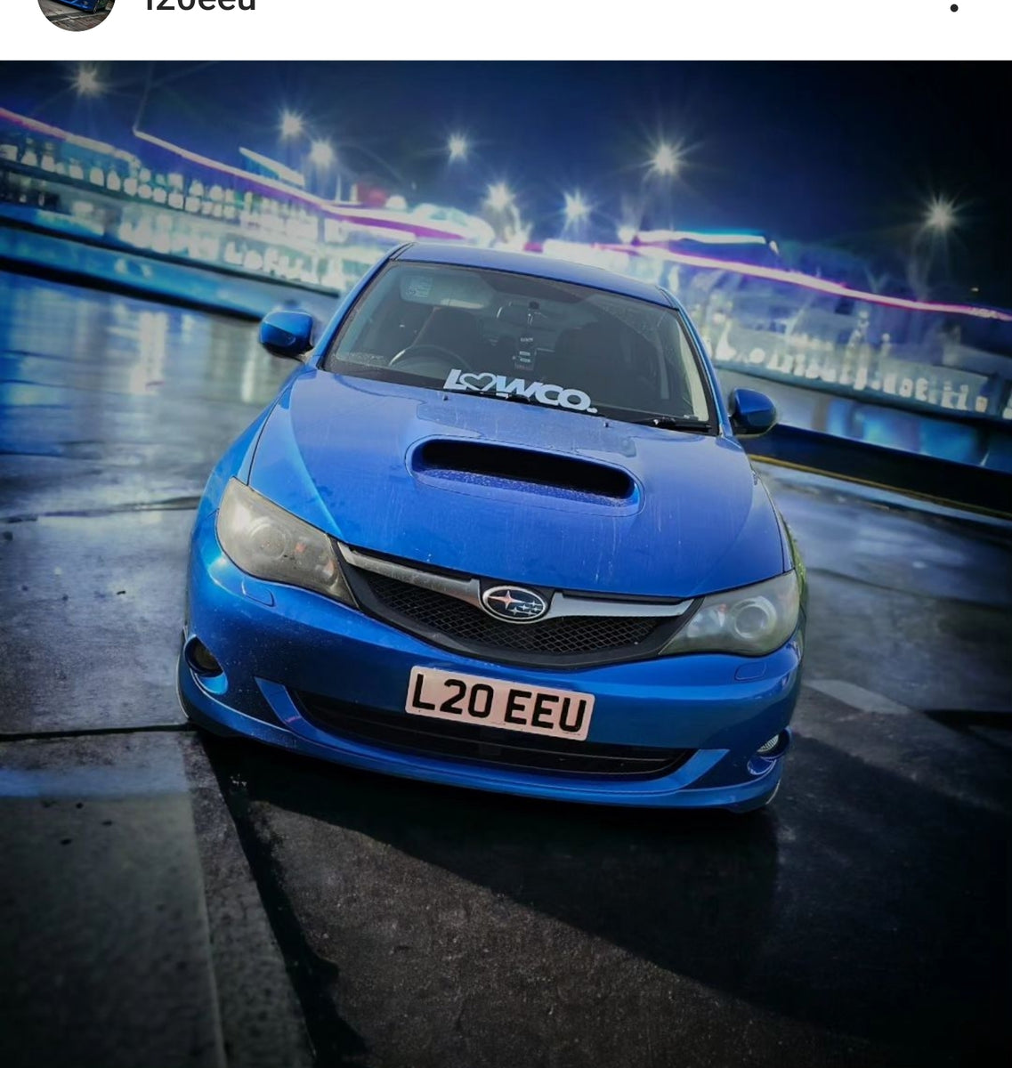 Subaru Impreza STi with some 3D gel plates – PL8 LAB