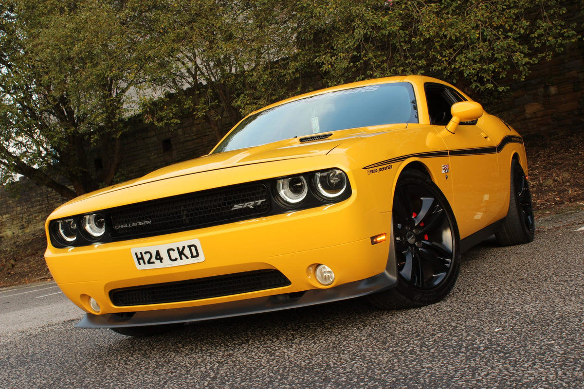 Dodge Challenger Yellow Jacket with some Import 3D gel plates – PL8 LAB