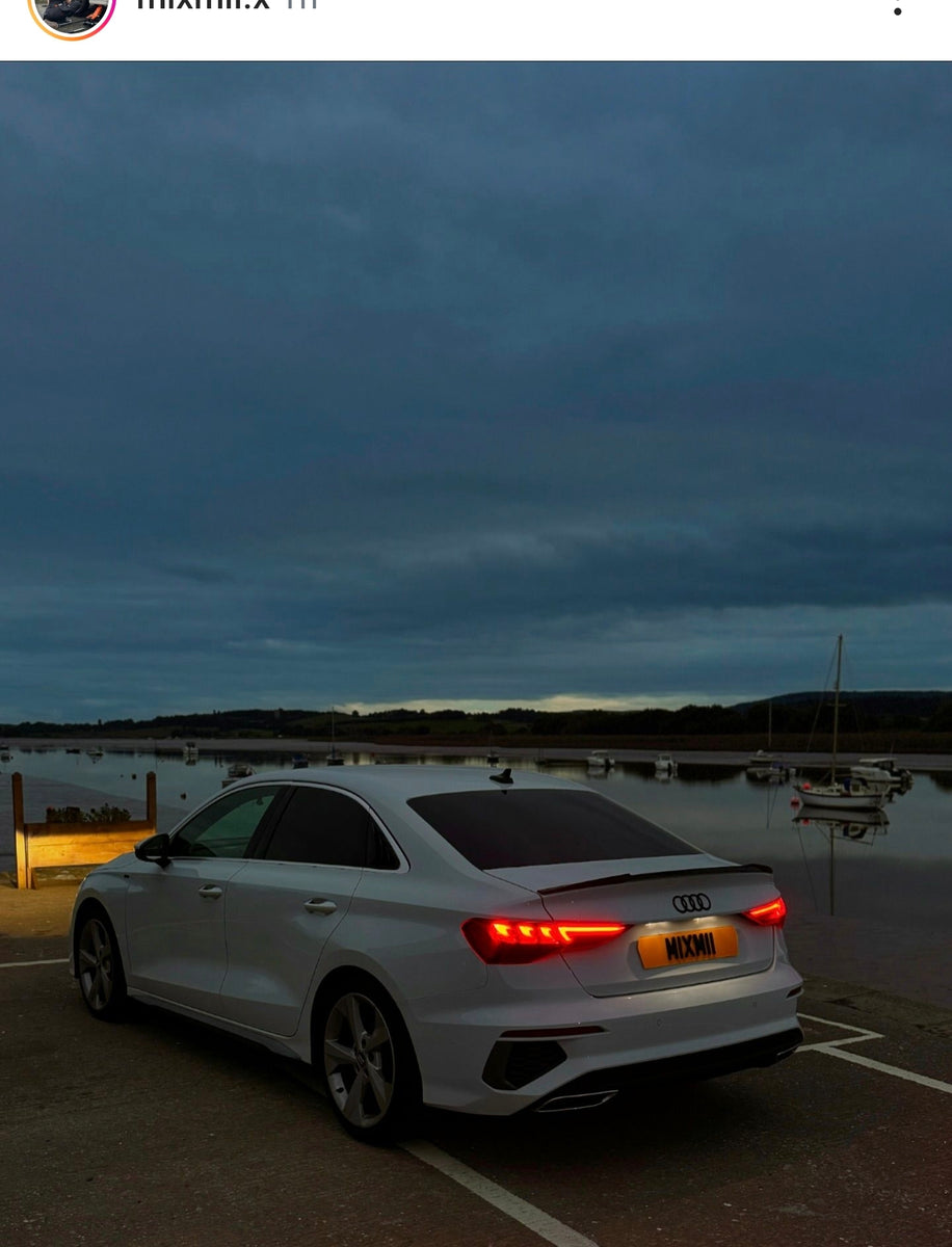Audi A3 8Y with some hex shaped 4D plates – PL8 LAB