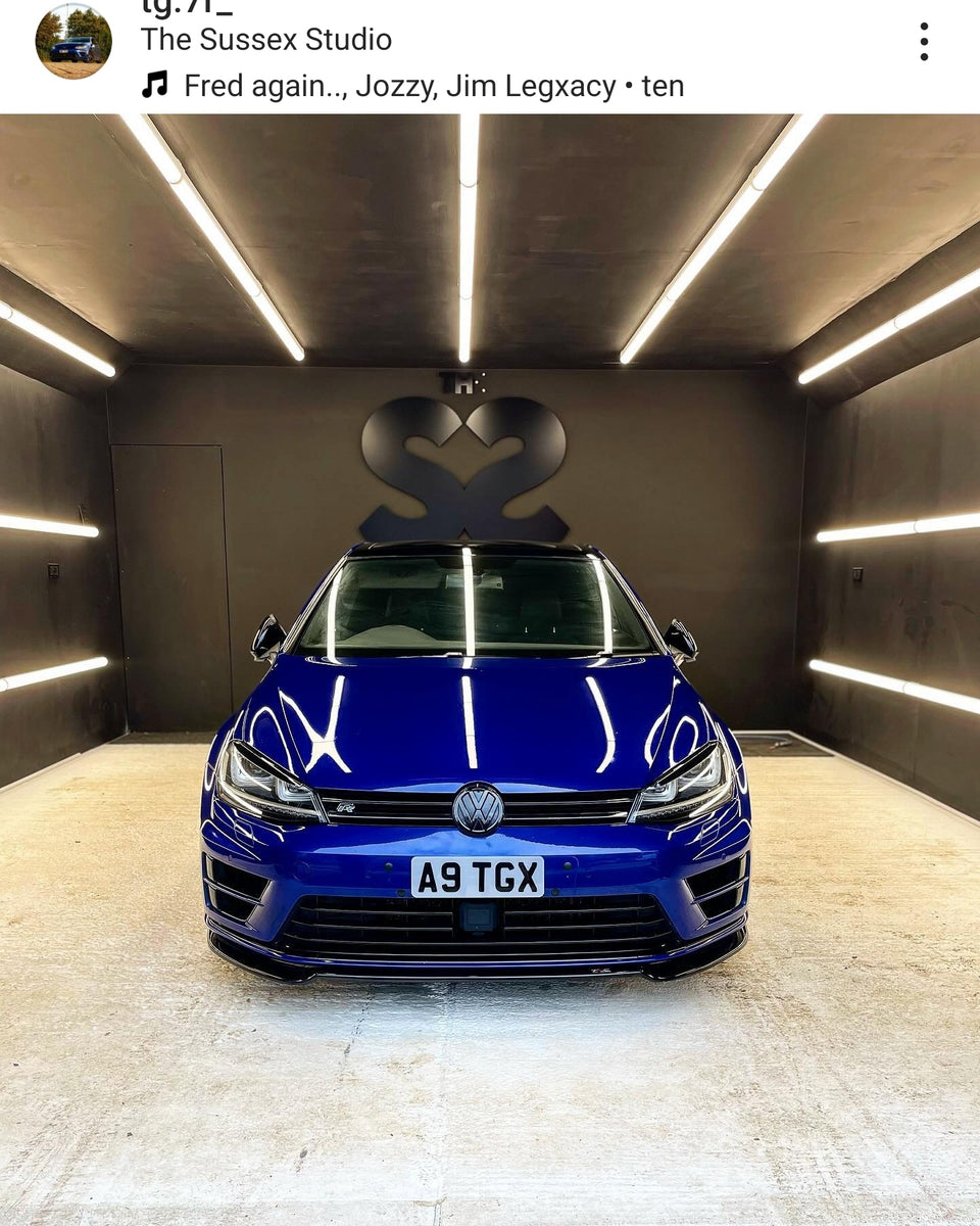VW Golf R with some short legal number plates – PL8 LAB