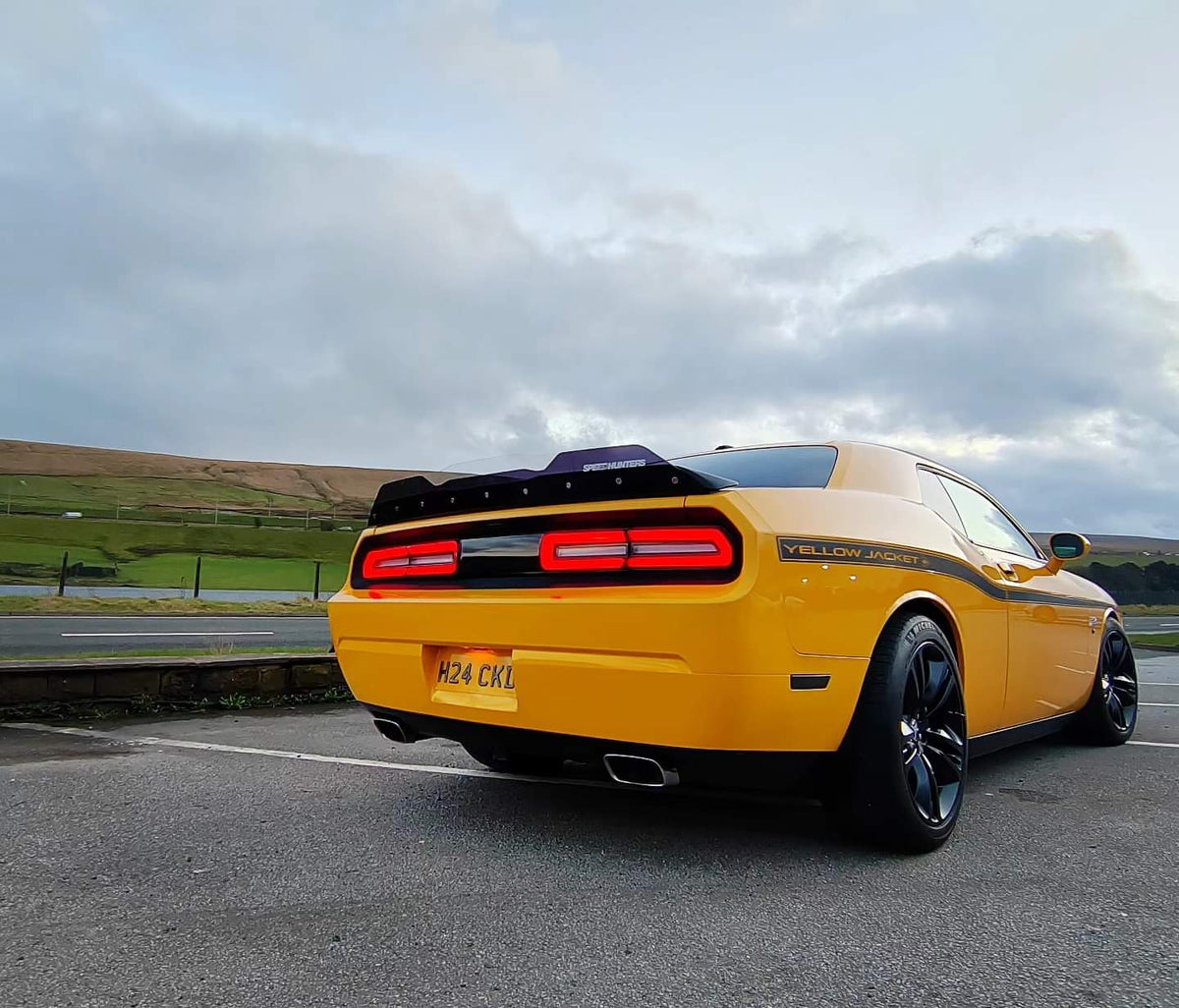 Dodge Challenger Yellow Jacket with some 3D gel plates – PL8 LAB