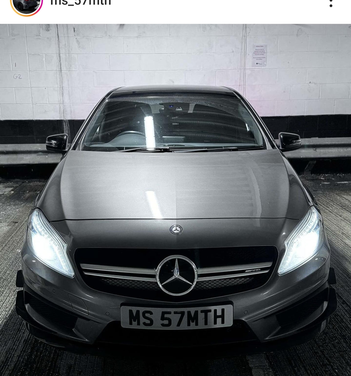 Mercedes AMG A45 with some 3D gel plates – PL8 LAB