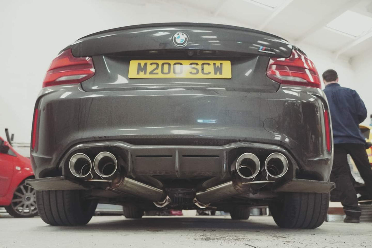 This lovely BMW M2 awaiting some 4D Plates – PL8 LAB