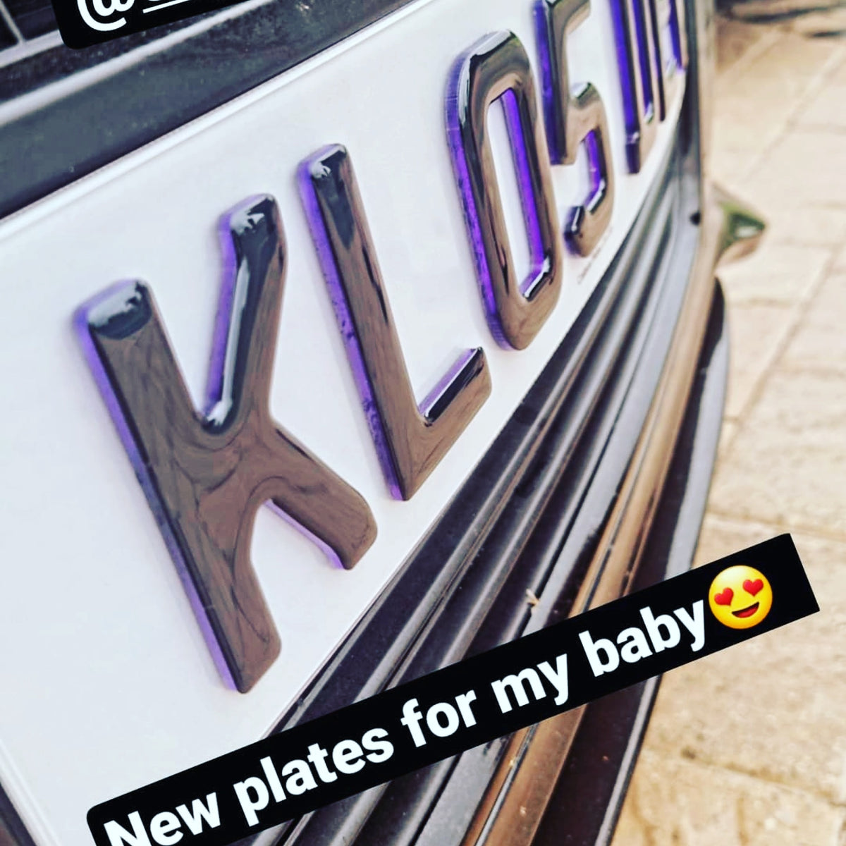 Purple 4D plates for another happy customer – PL8 LAB