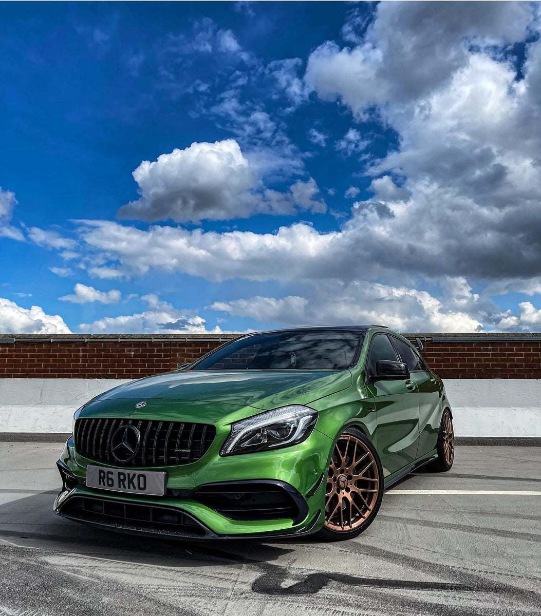 This tuned AMG A45 in green look gorgeous – PL8 LAB