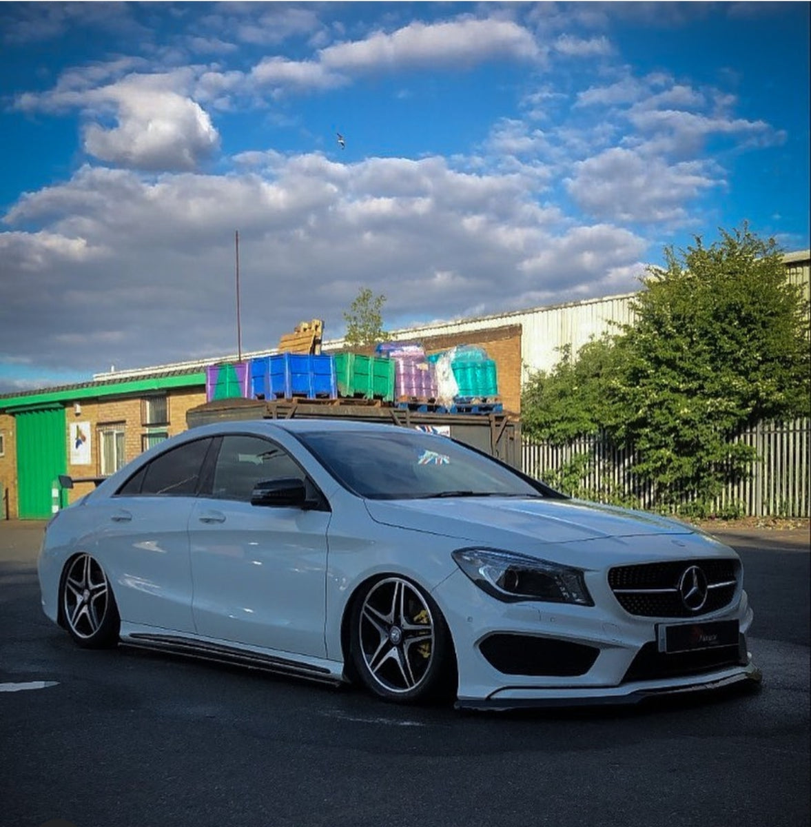 Bespoke logo 4D plates on this AMG CLA63 – PL8 LAB