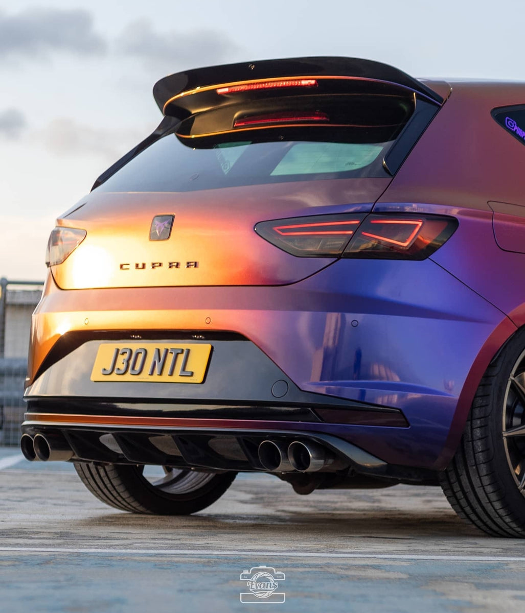 Purple Seat Cupra with some 4D gel plates – PL8 LAB
