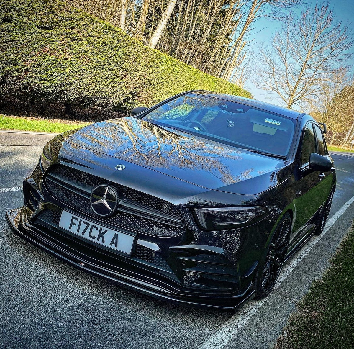 Mercedes AMG A45 with some tinted 3D gel plates – PL8 LAB