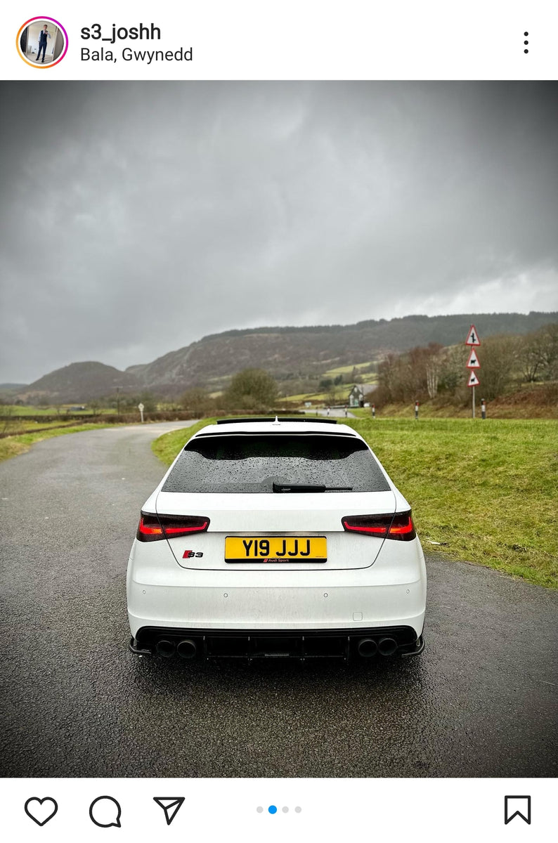 Audi S3 with some legal 3D gel plates – PL8 LAB