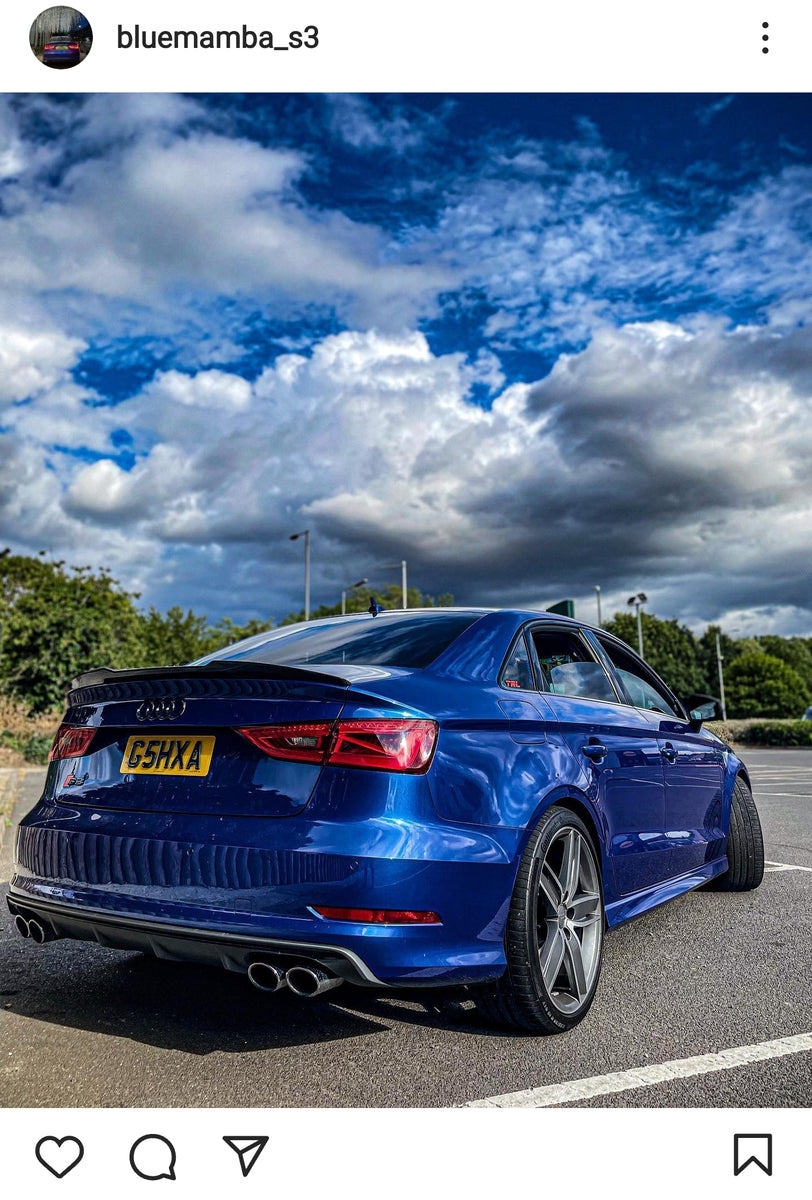 Audi S3 with some 3D gel plates – PL8 LAB