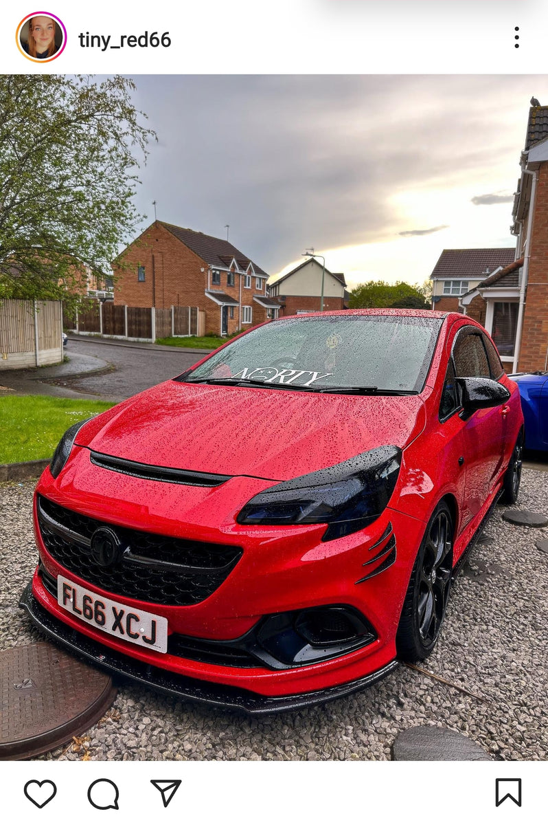 Vauxhall Corsa VXR with some 4D gel plates – PL8 LAB