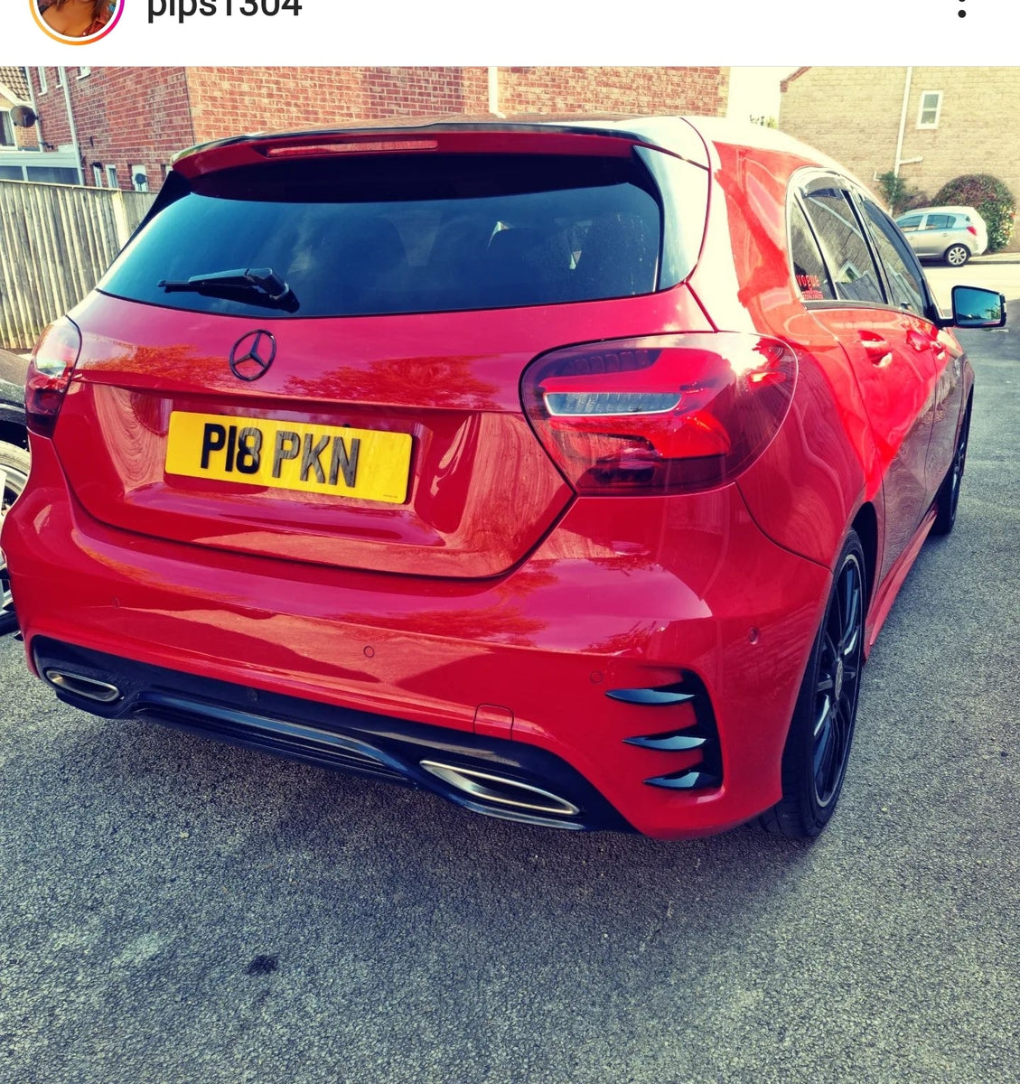 Mercedes AMG A Class with some 4D plates – PL8 LAB