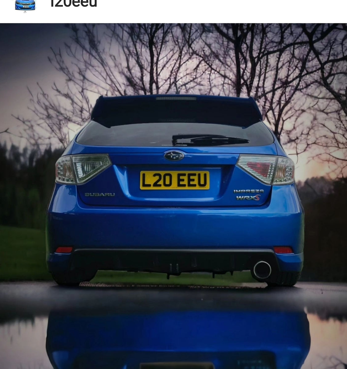 Subaru Impreza STi with some short 3D gel plates – PL8 LAB