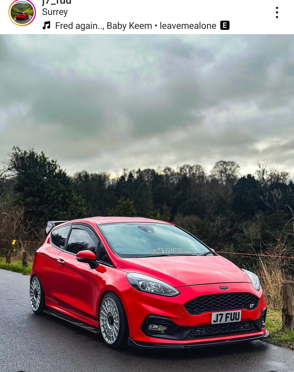 Ford Fiesta ST with some short 3D gel plates – PL8 LAB